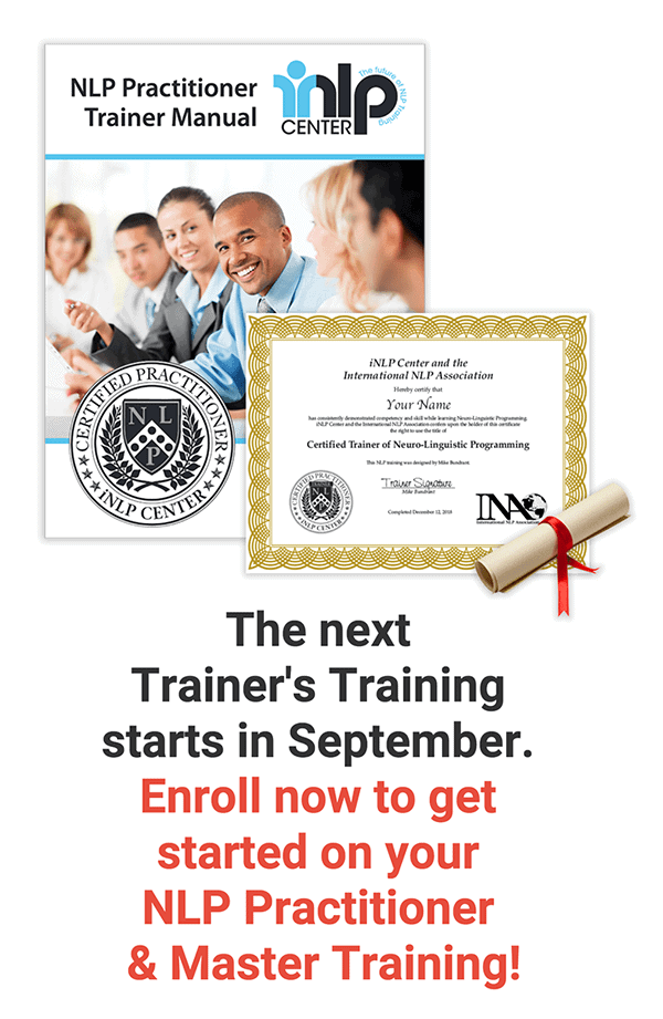 iNLP Center - NLP Trainers Training iNLP Center - NLP Trainers Training