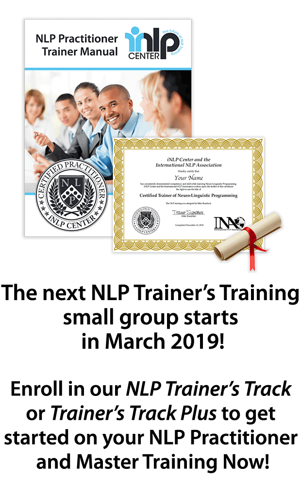 iNLP Center - NLP Trainers Training iNLP Center - NLP Trainers Training